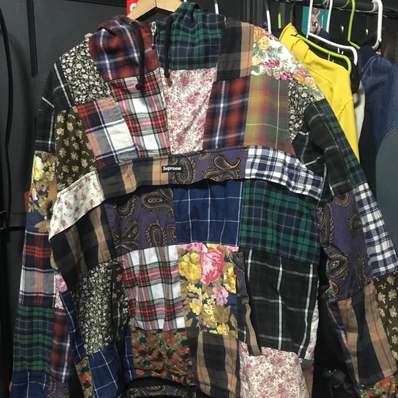 Supreme | Sweaters | Supreme Patchwork Anorak | Poshmark